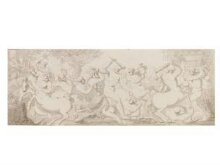 A Frieze with The Centaurs Fighting the Lapiths (Ovid, Metamorphoses 12 ...