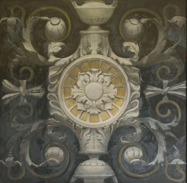 Design for a decorative panel for Melchet Court | Stevens, Alfred | V&A ...