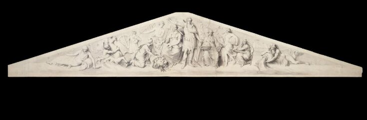 Design for pediment | Parsons, G | V&A Explore The Collections