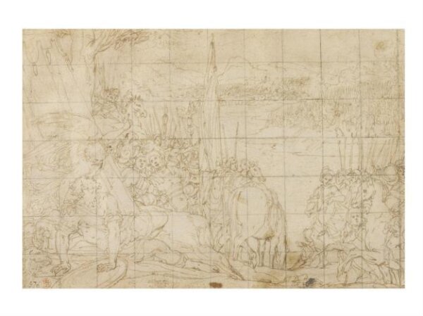 Constantine's vision of the Cross before the battle of Ponte Milvio ...