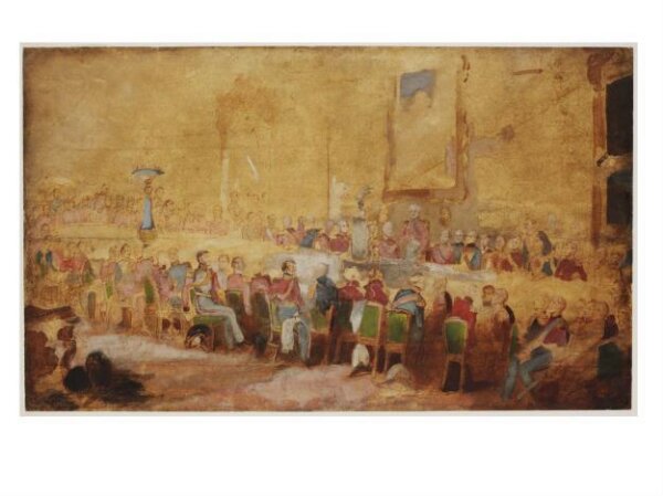 The Waterloo banquet | Salter, William | V&A Explore The Collections