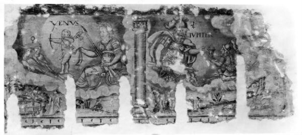 Venus and Jupiter (plaster panel from Stodmarsh Court, Kent) | Solis ...
