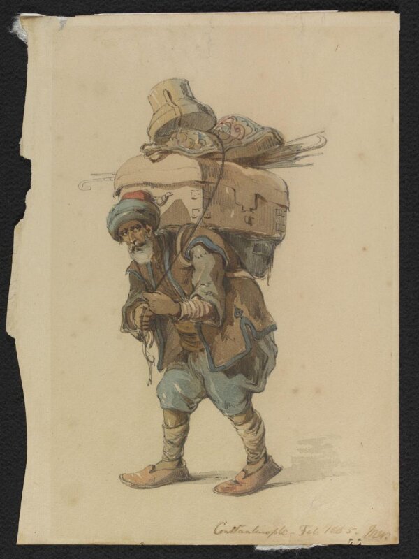 A Turkish Porter (Hamal) | Unknown | V&A Explore The Collections