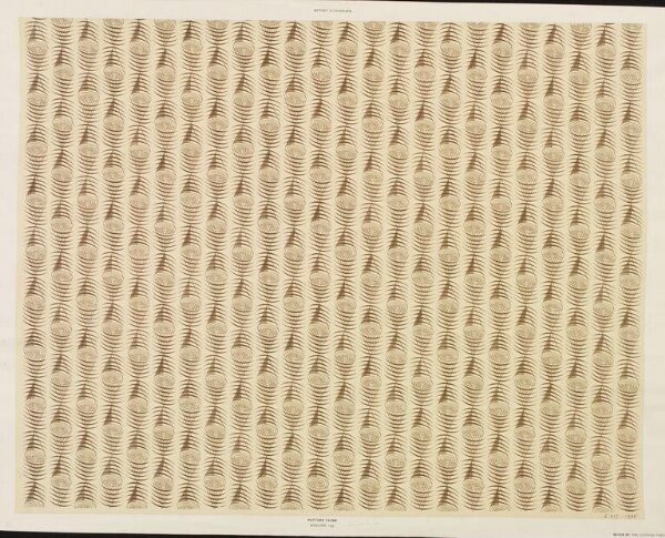 Pattern paper issued by Curwen Press Ltd. | V&A Explore The Collections