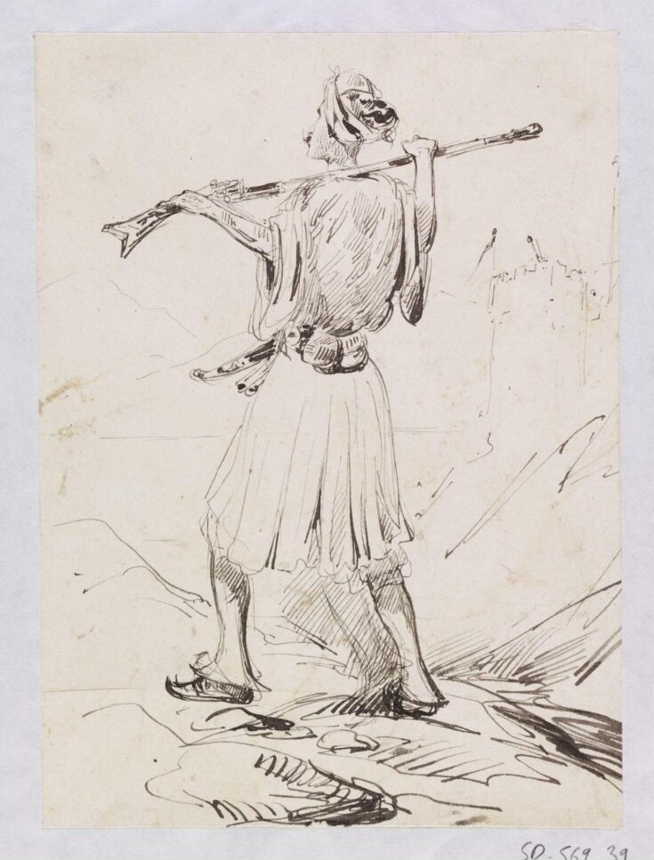 Greek [?] warrior | Leblanc, Théodore | V&A Explore The Collections