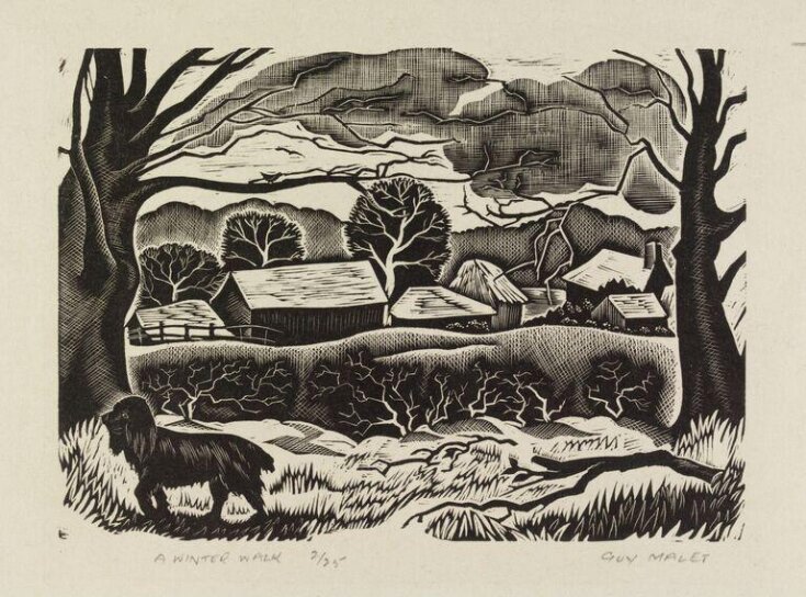 A Winter Walk | Guy Malet | V&A Explore The Collections