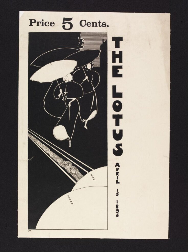 The Lotus - price 5 cents April 1896 | Knowles, Max | V&A Explore The ...