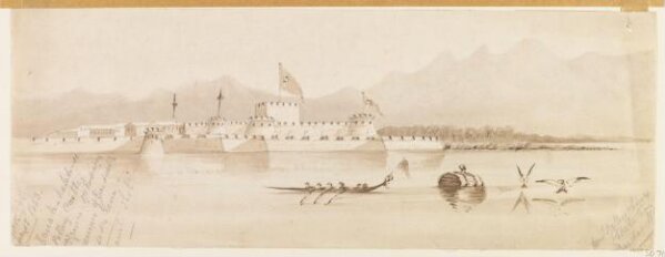 Turkish Fort of Chanak-Kaleh-si (asiatic Side). View Taken from the ...