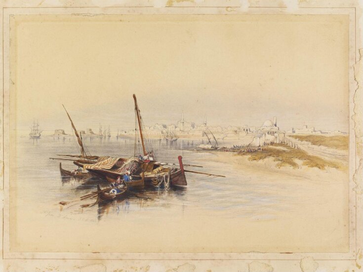 St. Jean dAcre from the Sea | Bowman, John E. | V&A Explore The Collections