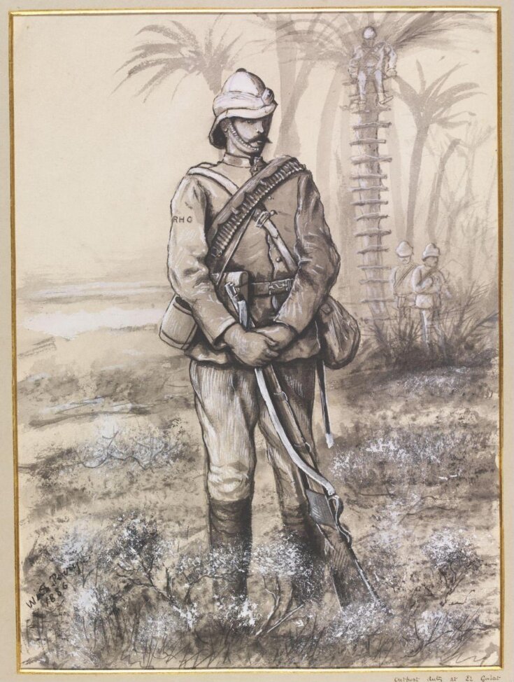 Outpost duty at El Gubat, Morning | Perry, William S. | V&A Explore The ...