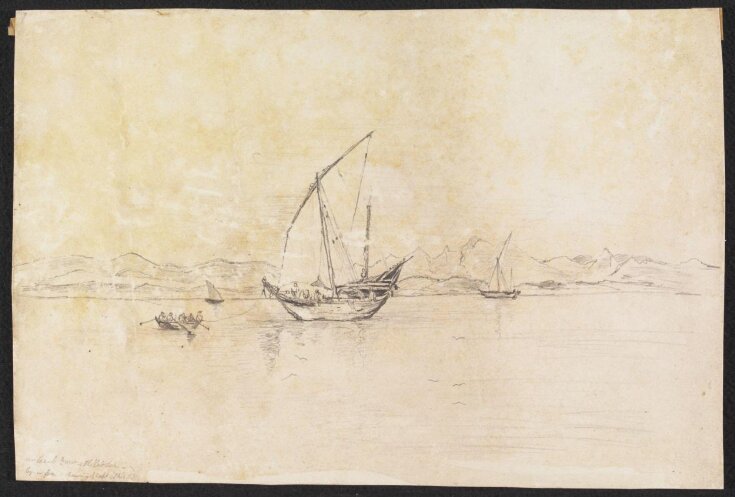 An Arab Dhow in the Red Sea | Westcarr, Henry | V&A Explore The Collections