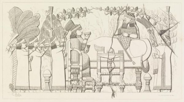 King and Queen Feasting in Garden | William Boutcher | V&A Explore The ...