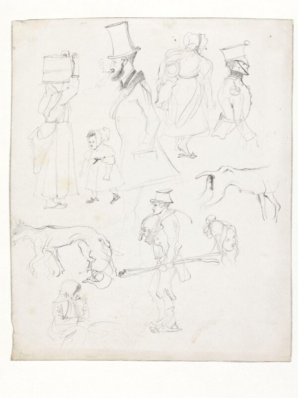 Drawing of figures | Maclise, Daniel RA | V&A Explore The Collections