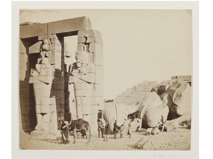 Fallen Colossus, Egypt | Frith, Francis | V&A Explore The Collections