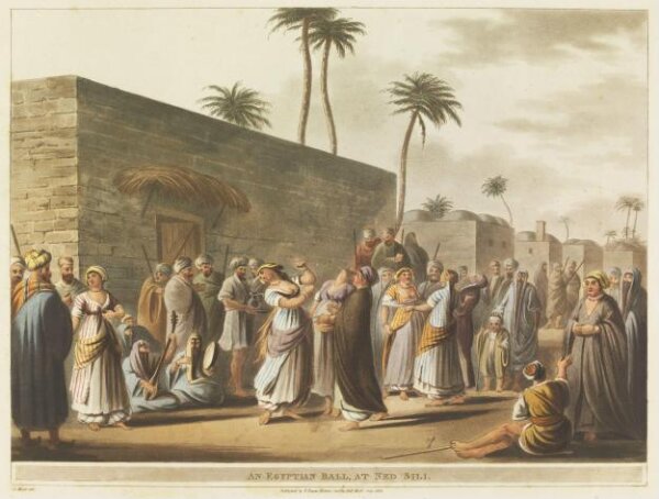 An Egyptian Ball at Ned Sili | Luigi Mayer | V&A Explore The Collections