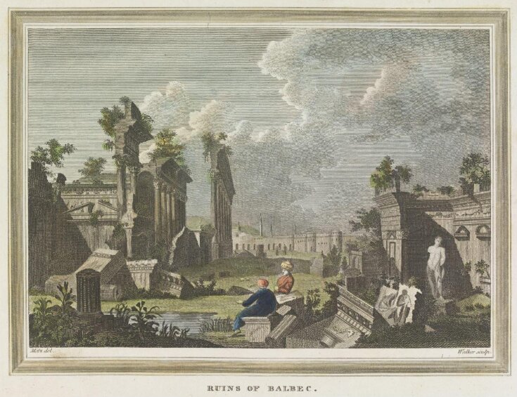 Ruins Of Balbec | William Walker | Conrad Martin Metz | V&A Explore The ...