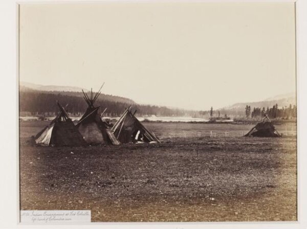 Indian encampment at Fort Colville | V&A Explore The Collections