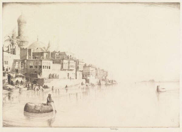 Gufas (Quffas) on the Tigris at Baghdad | Charles William Cain | V&A ...