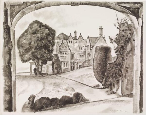 Castle Hall from the Coach House, Painswick | Rothenstein | V&A Explore ...