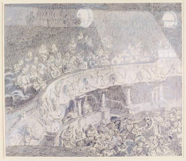 Interior of the London Hippodrome; The Royal Circle from the Stage Box ...