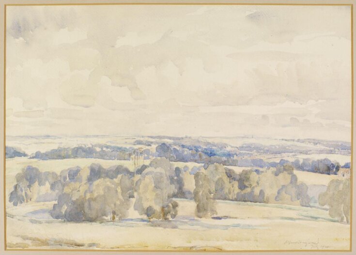 Ashburnham Park; looking into the Weald towards Brightling | Hayward ...