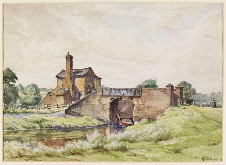 "Wolverley Court Bridge," over the Stafford and Worcester Canal ...