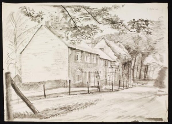 Bowser Bottom Cottages, Sheffield | Rothenstein, Michael | V&A Explore ...