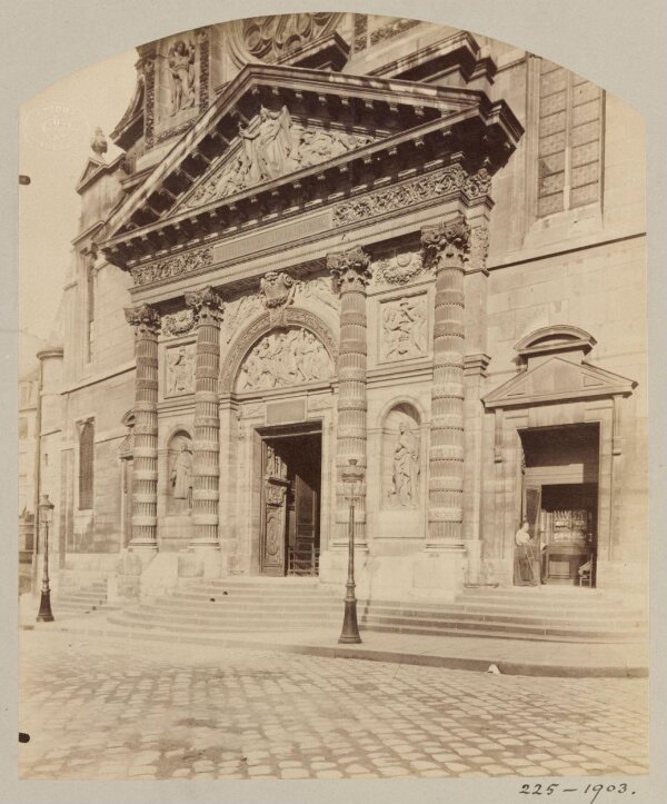 Church of St Etienne du Mont, Paris, France | Atget, Jean-Eugène ...