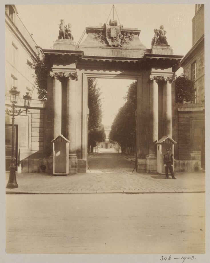 Hotel de Lassay, Paris, France | Atget, Jean-Eugène-Auguste | V&A ...
