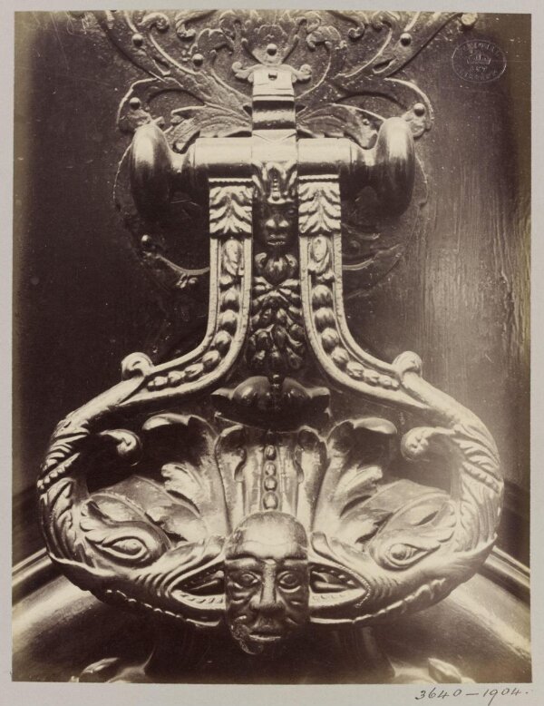Door Knocker, Paris, France | Atget, Jean-Eugène-Auguste | V&A Explore ...