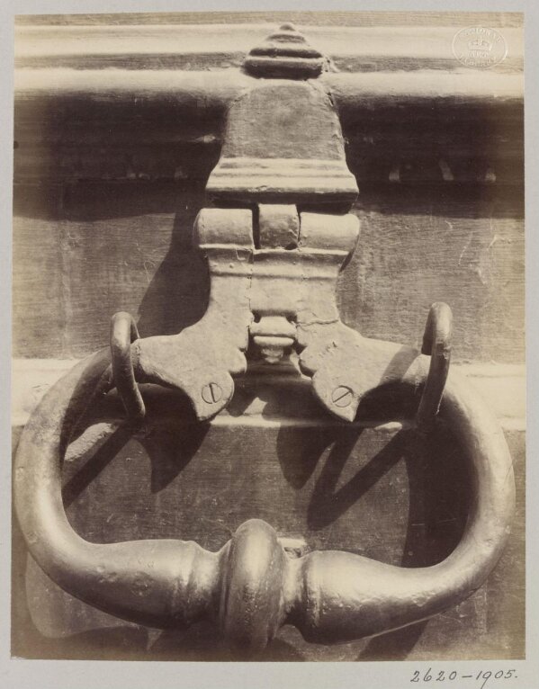 Door Knocker, Paris, France | Atget, Jean-Eugène-Auguste | V&A Explore ...
