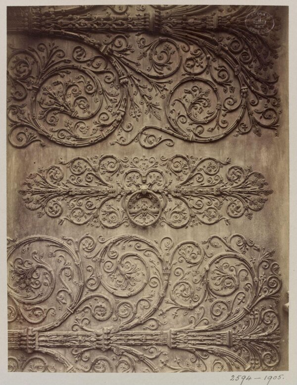 West Doorway, Notre Dame, Paris, France | Atget, Jean-Eugène-Auguste ...