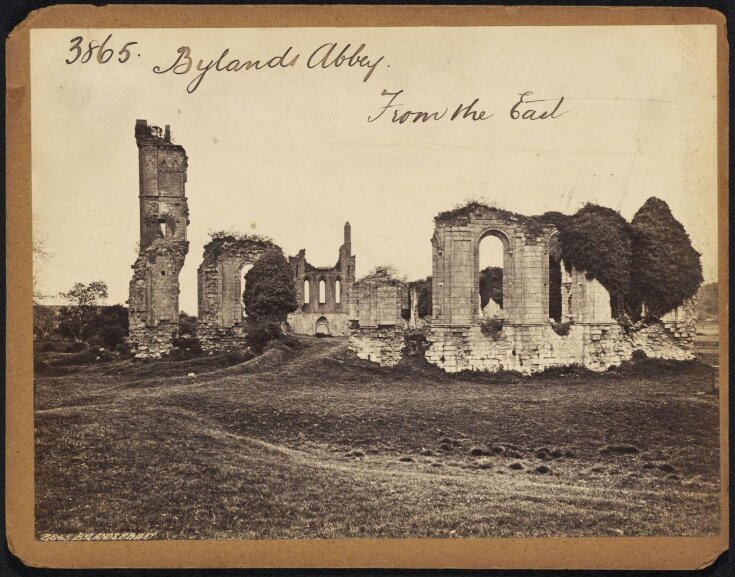 Bylands Abbey. From the East | Francis Frith | V&A Explore The Collections