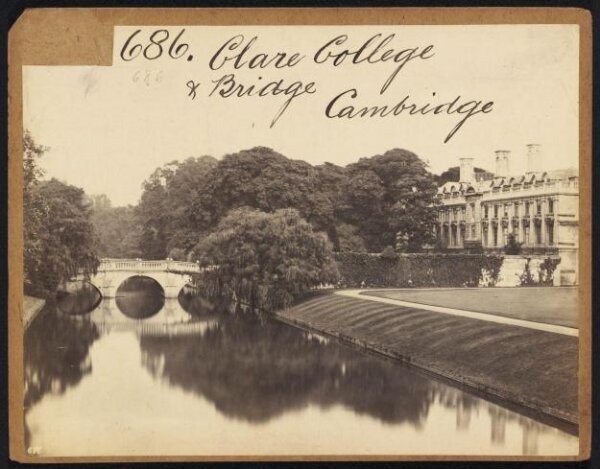 Clare College & Bridge. Cambridge | Francis Frith | V&A Explore The ...
