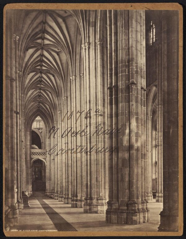 N. Aisle Nave Canterbury | Francis Frith | V&A Explore The Collections