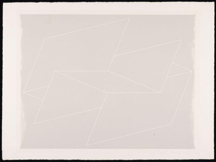 Interlinear N32 grey | Josef Albers | V&A Explore The Collections