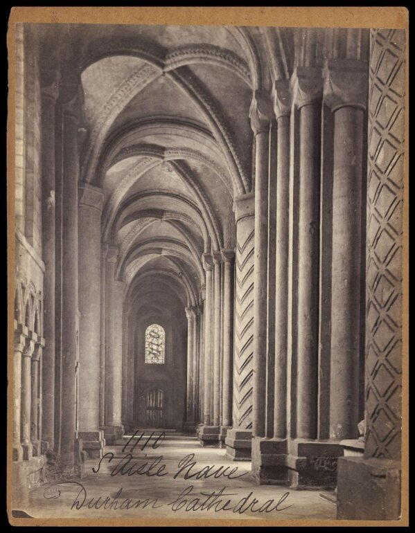 S. Aisle Nave Durham Cathedral | Francis Frith | V&A Explore The ...