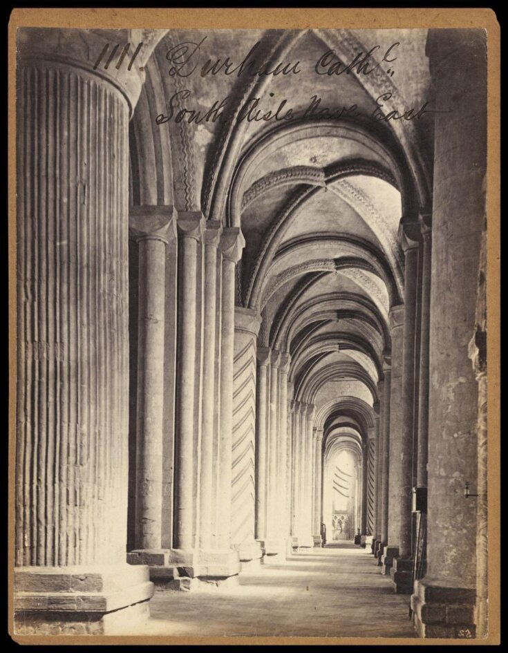 Durham Cath'l. South Aisle Nave East | Francis Frith | V&A Explore The ...