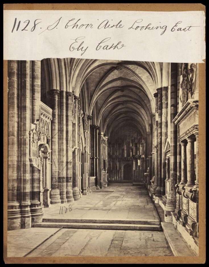 S. Choir Aisle Looking East. Ely Cath'l | Francis Frith | V&A Explore ...