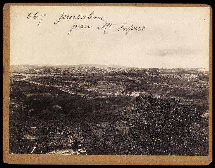 Jerusalem from Mount Scopus | Francis Frith | V&A Explore The Collections