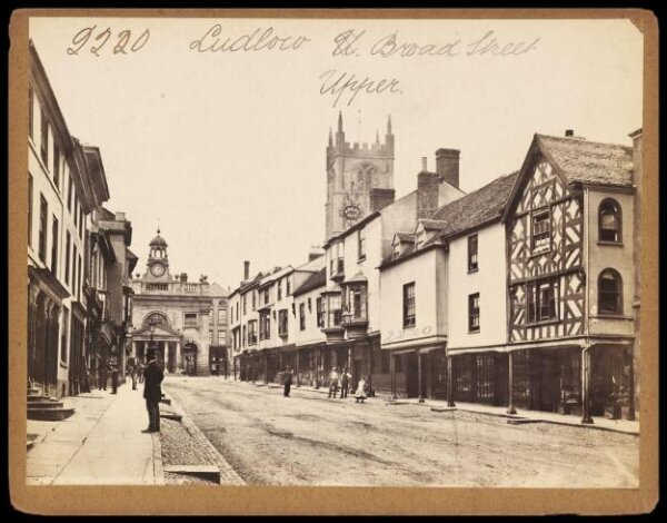 Ludlow. Upper Broad Street | Francis Frith | V&A Explore The Collections