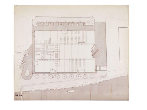 Plan for the Herman Miller Factory, Bath, UK | V&A Explore The Collections