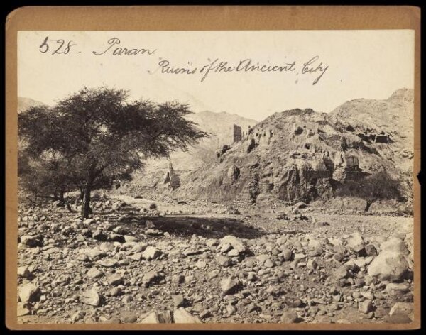 Paran. Ruins of the Ancient City | Good, Frank Mason | Frith, Francis ...