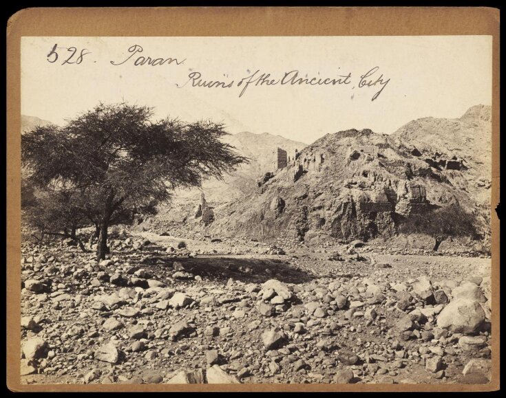 Paran. Ruins of the Ancient City | Good, Frank Mason | Frith, Francis ...