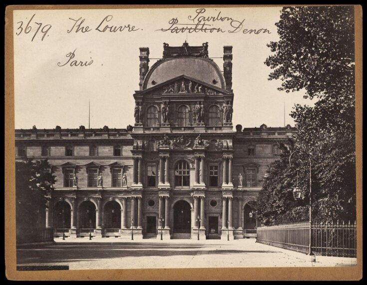 The Louvre. Pavilion Denon. Paris | Francis Frith | V&A Explore The ...