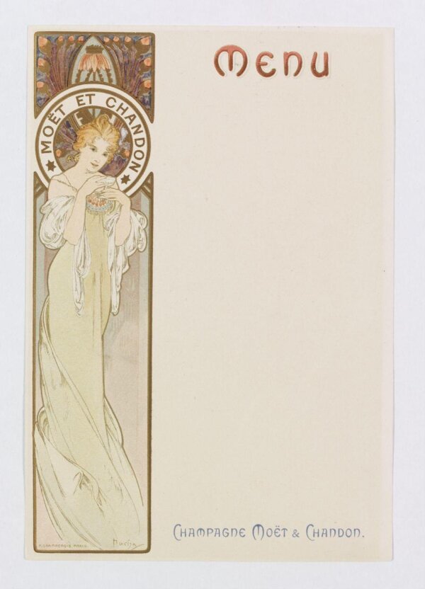 Menu Card | Mucha, Alphonse | V&A Explore The Collections