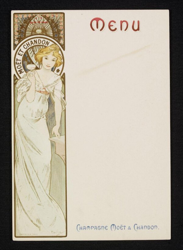 Menu Card | Mucha, Alphonse | V&A Explore The Collections