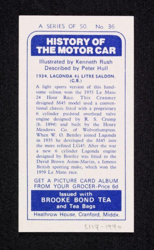 The History of the Motor Car | Rush, Kenneth | V&A Explore The Collections