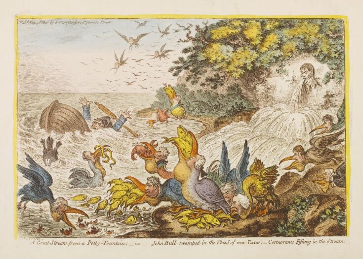 A Great Stream from a Petty Fountain | James Gillray | V&A Explore The ...