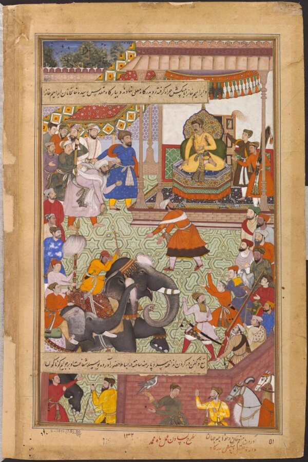 Mu'nim Khan and Khwaja Jahan | Mah Muhammad | Basawan | V&A Explore The ...